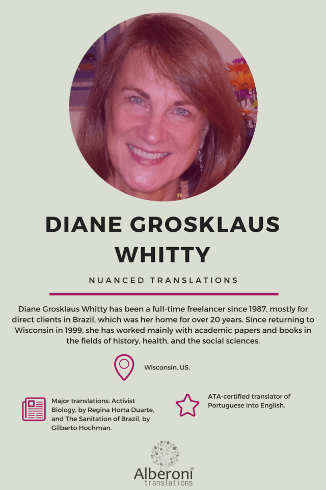 Greatest Women in Translation: Diane Grosklaus Whitty | Carol's ...