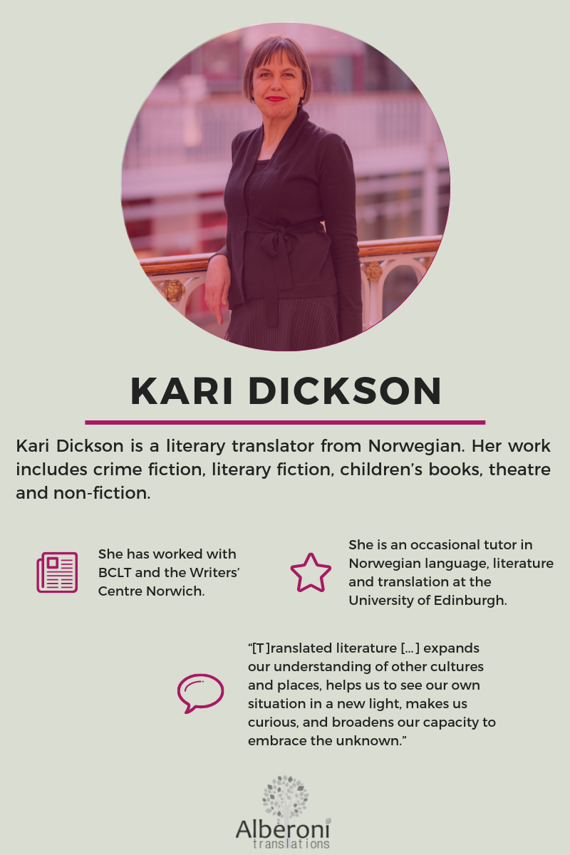Greatest Women in Translation: Kari Dickson | Carol's Adventures in ...
